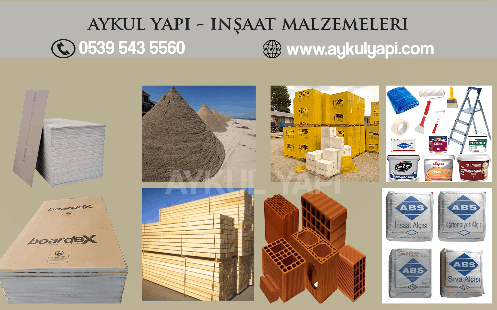 Ataşehir İnşaat Malzemeleri - AYKUL Yapı